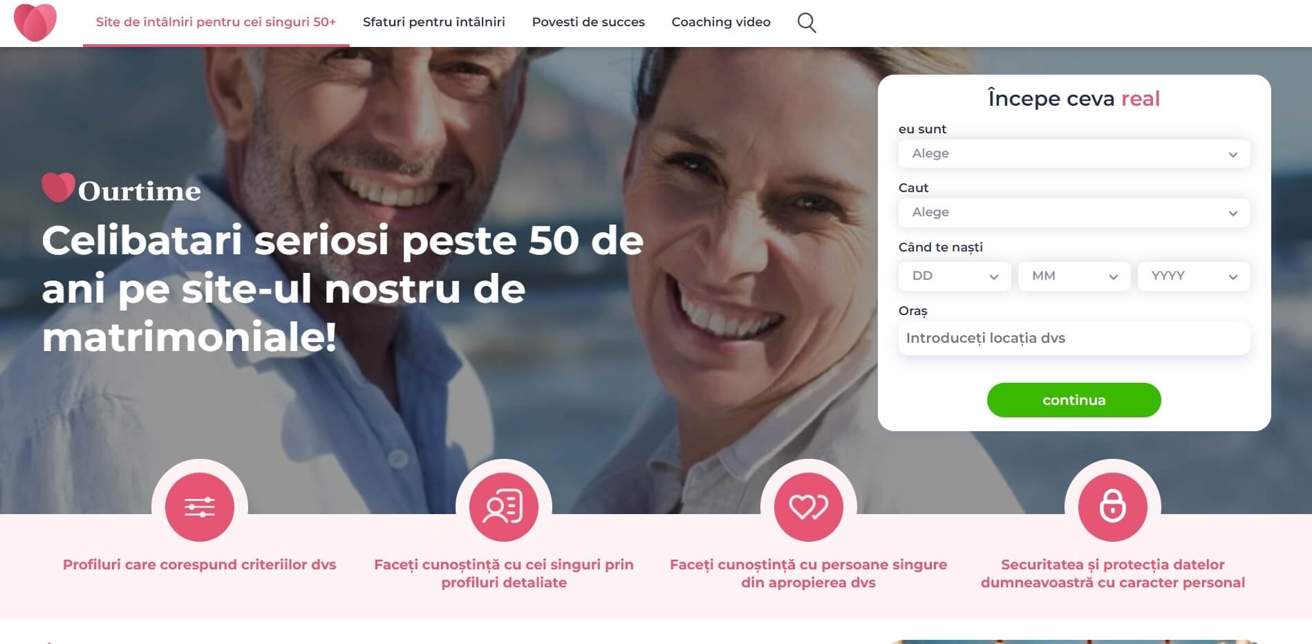 Cele Mai Bune Site-uri de Matrimoniale 60+ din România 2025
